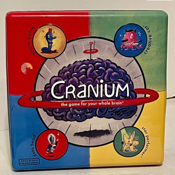 Games | Cranium Board Game By Hasbro Limited Edition Tin Metal Box 202 ...